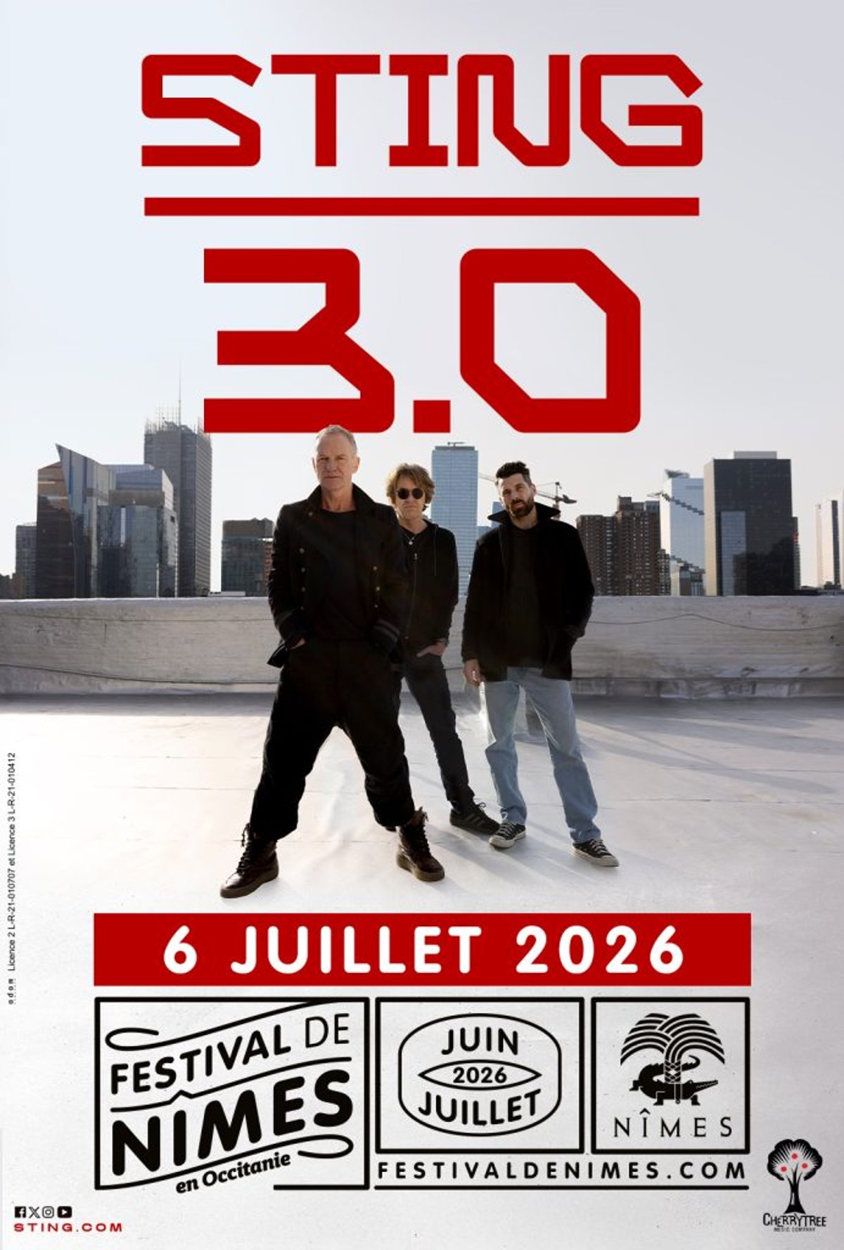 Concert Sting à Nîmes le 06/07/2026